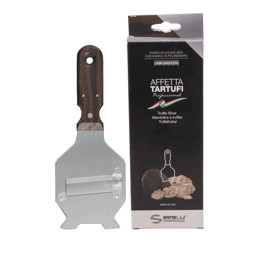 Truffle slicer made of the best stainless steel with a wooden handle ...
